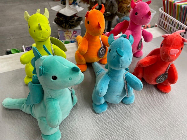 Brightfuls Plush Dragon Assortment - Manhattan Toy – The Rocking Horse Shop
