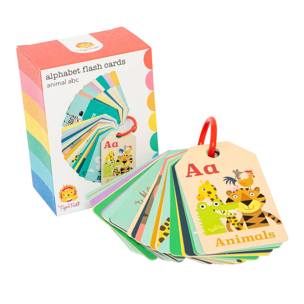 Animal ABC Flash Cards - Tiger Tribe – The Rocking Horse Shop