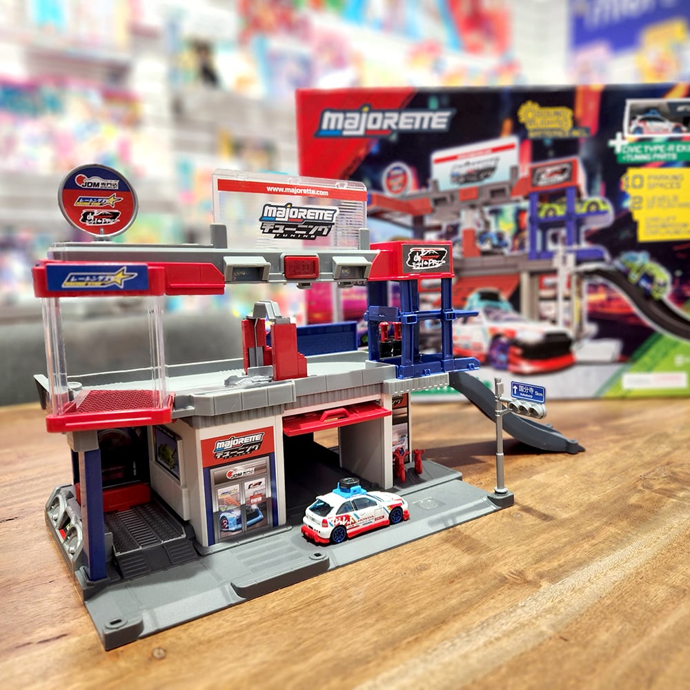 JDM Tuning Garage & Car Set by Majorette – The Rocking Horse Shop