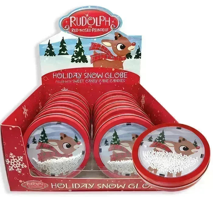 Rudolph Snow Globe Candy Tin – The Rocking Horse Shop
