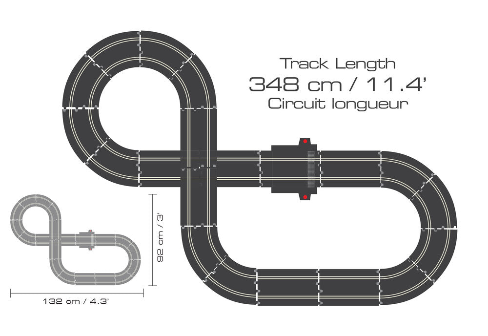 Litehawk Circuit - Cruzin - Slot Car Racing Set – The Rocking Horse Shop